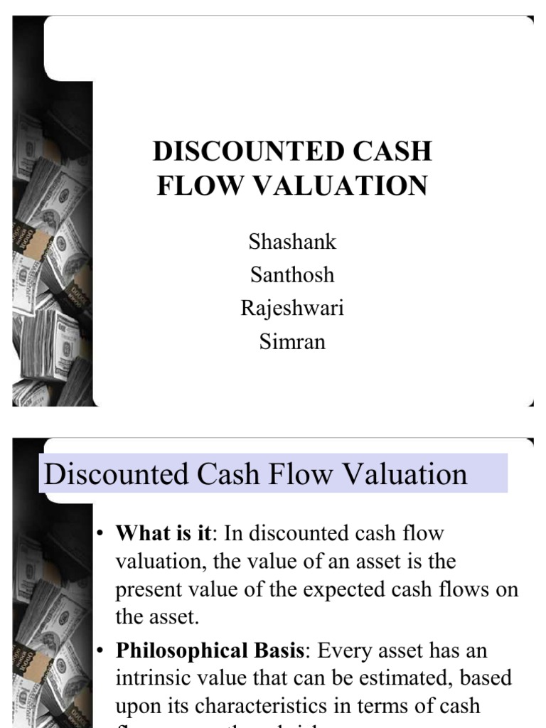 Discounted Cash Flow Valuation | PDF | Discounted Cash Flow | Valuation (Finance)