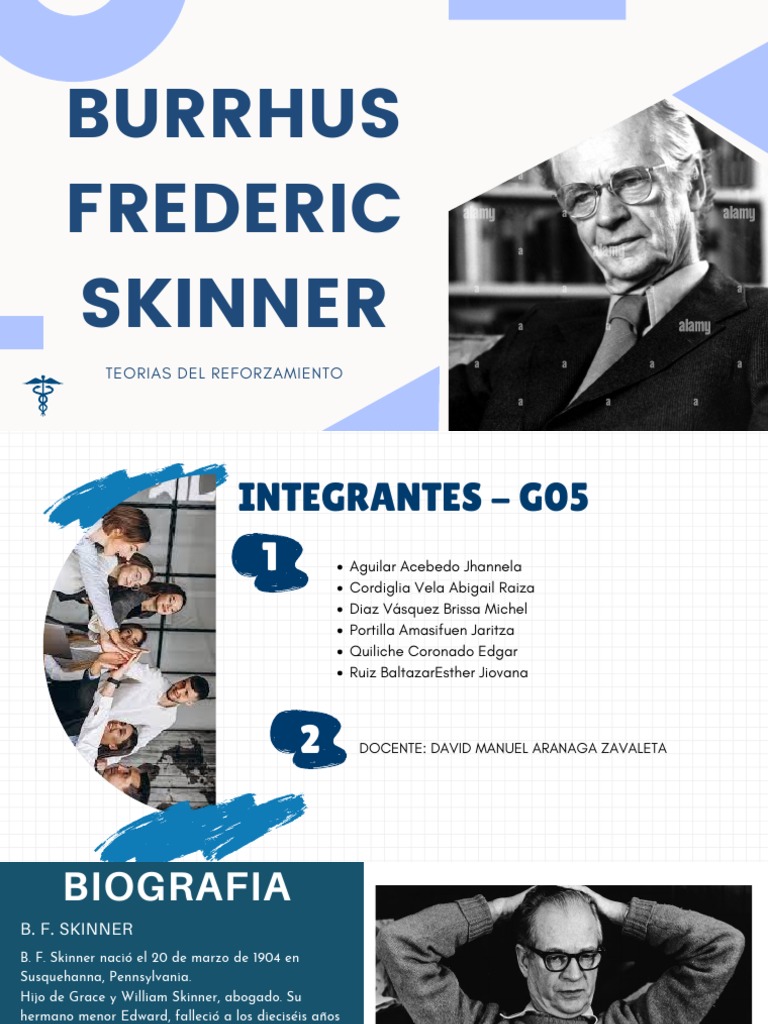 Skinner Teoria de La Personalidad | PDF | Comportamiento | Behaviorismo