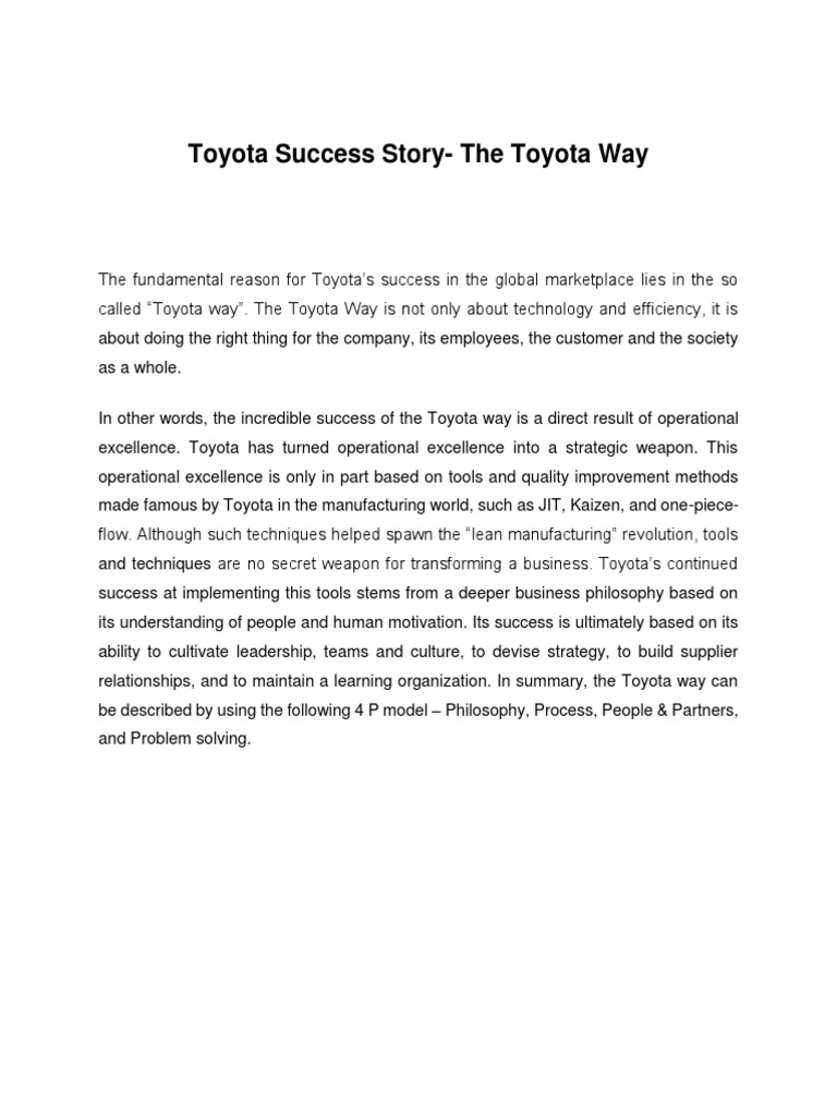 Toyota Success Story 17112022 121135pm | PDF