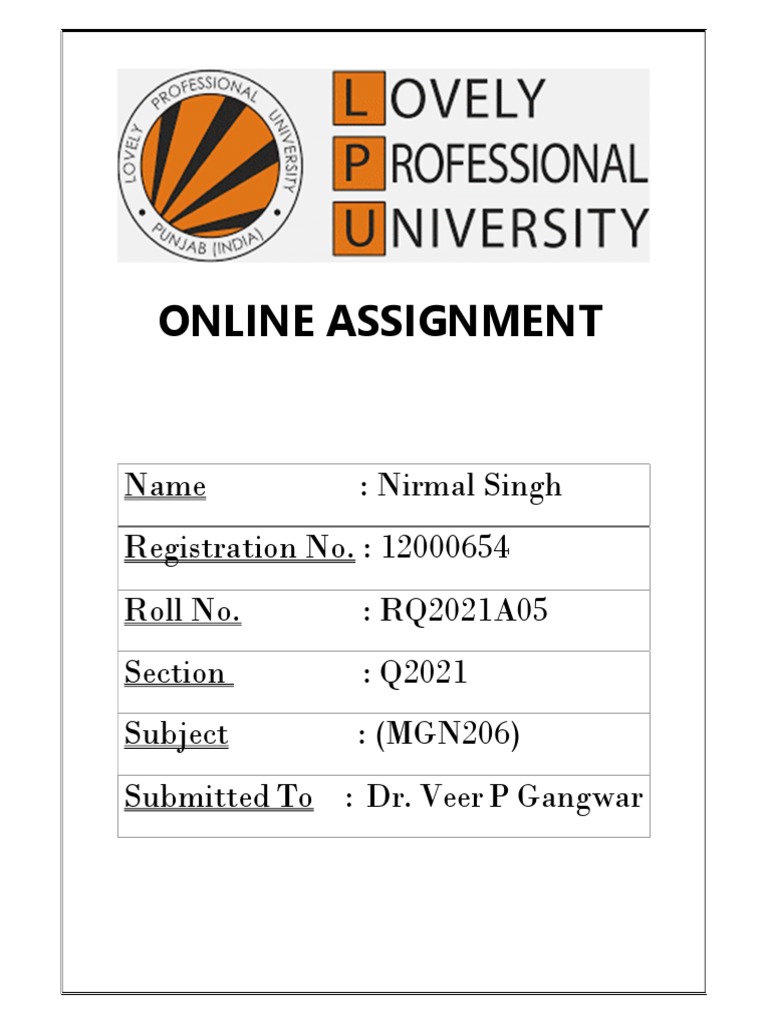 Online Assignment | PDF | Artificial Intelligence | Intelligence (AI) & Semantics