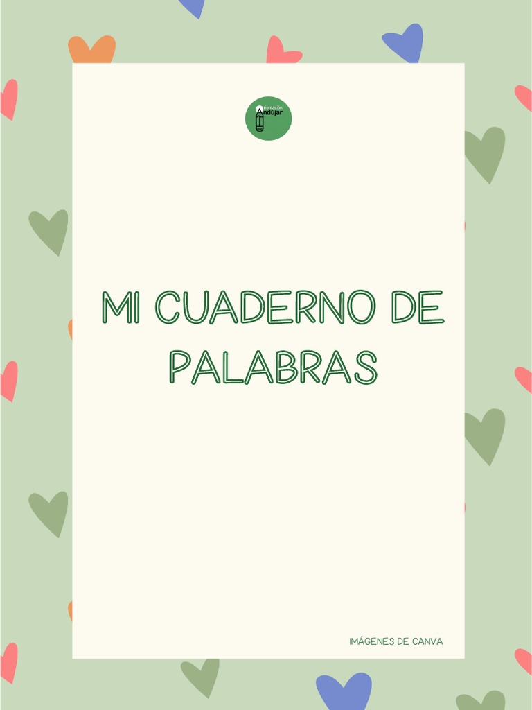 Cuaderno de Palabras para Niños | PDF