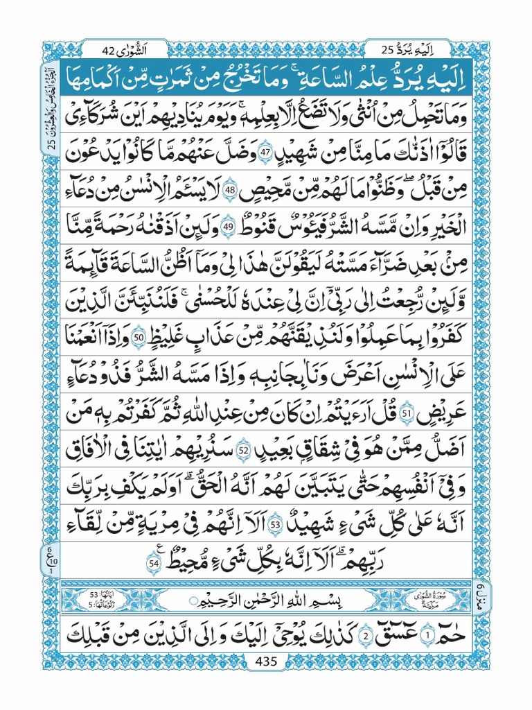 Quran Juz para 25 | PDF