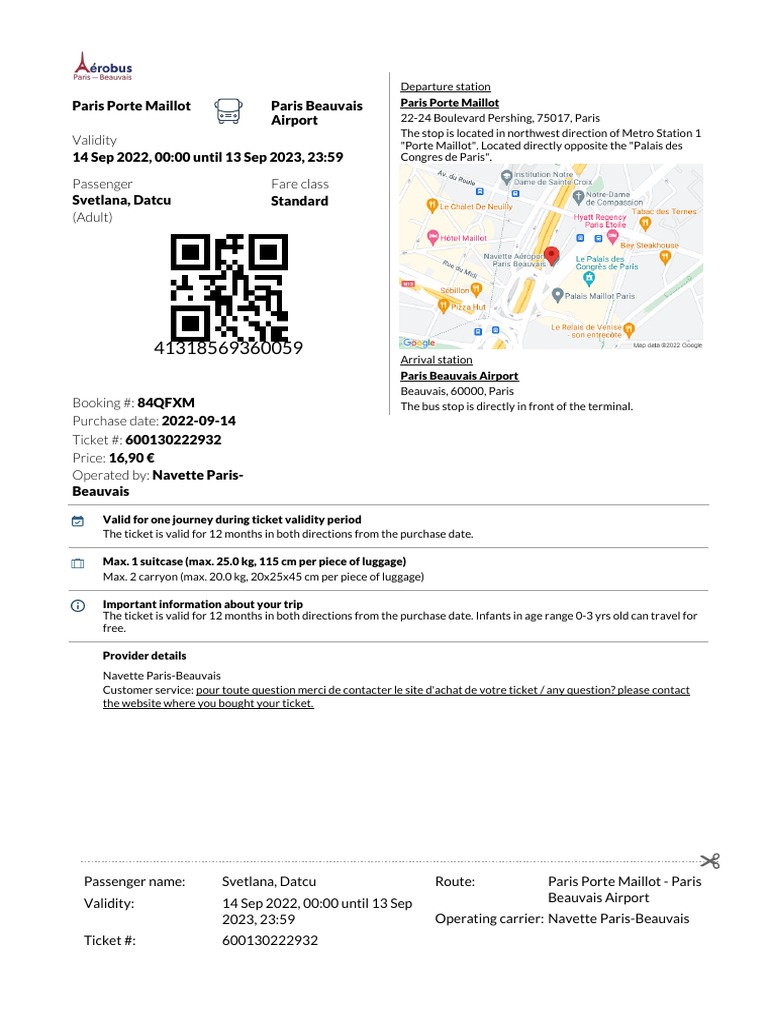 Omio Mobile Tickets XS1K1H | PDF