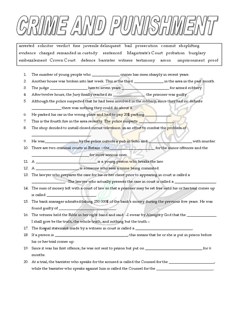 349 Crime and Punishment | PDF | Law