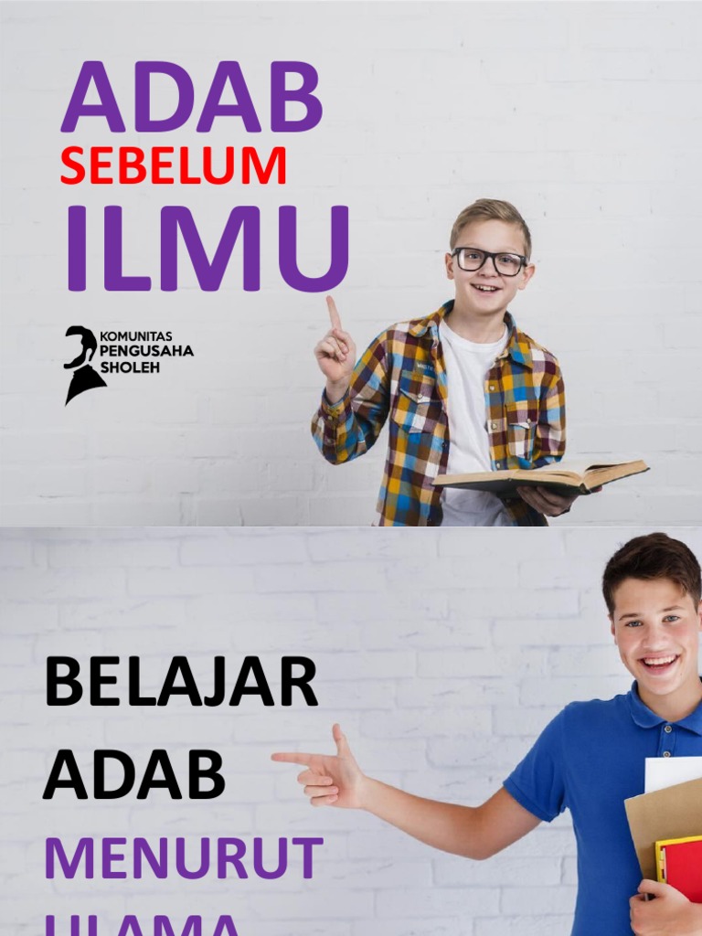 Pentingnya Mempelajari Adab dalam Ilmu | PDF