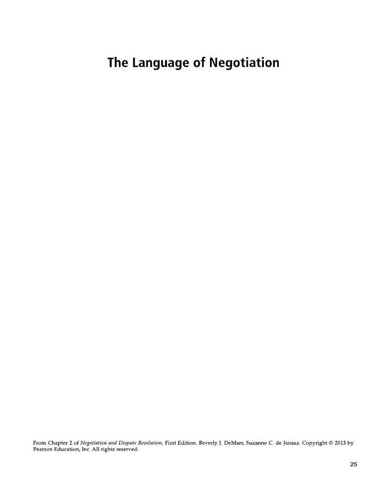 DeMarr and Janasz - Chapter 2 | PDF