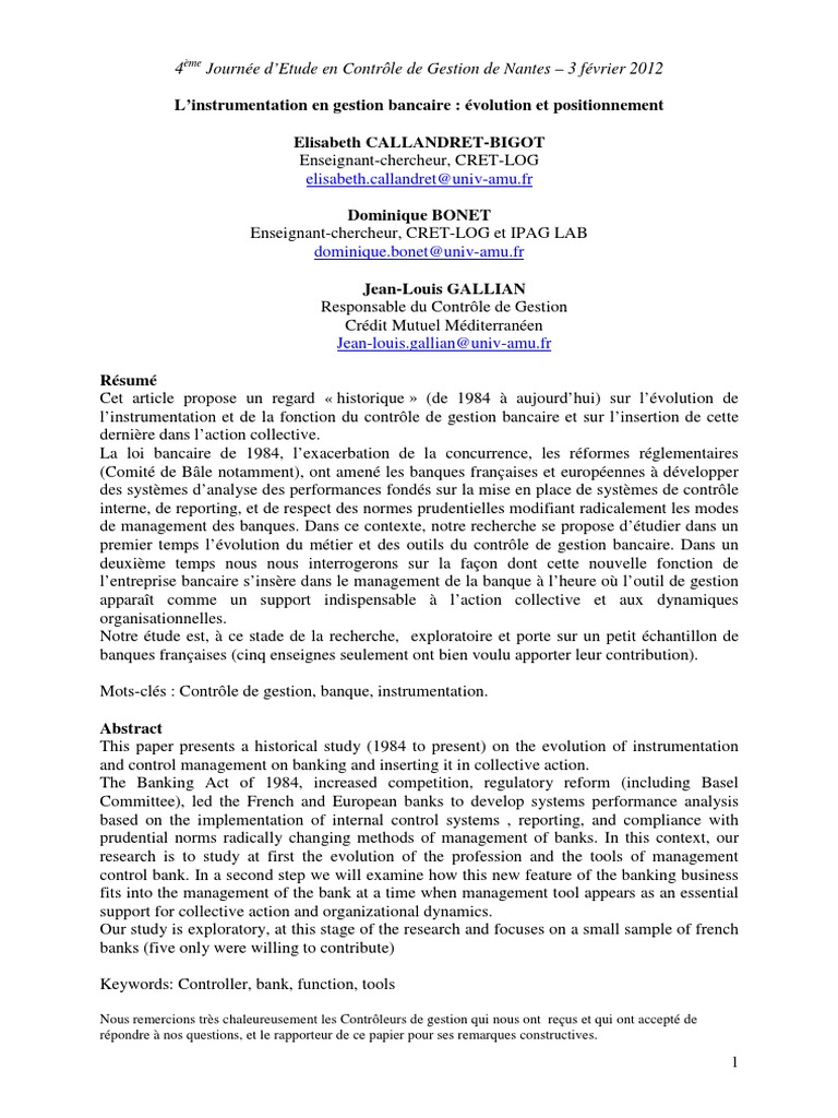 Callandret-Bonnet-Gallian | PDF