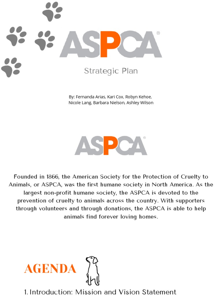ASPCA Strategic Growth Plan | PDF | Cost Of Living | Adoption