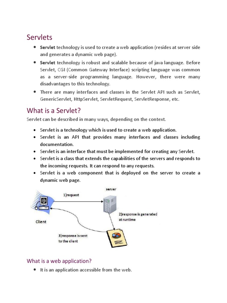 What is a Servlet? Guide to Servlet Technology, Life Cycle & Architecture | PDF | Http Cookie ...