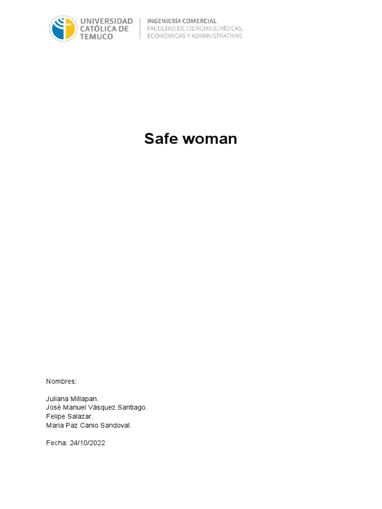 Safe Woman | PDF | Aplicación movil | Transporte