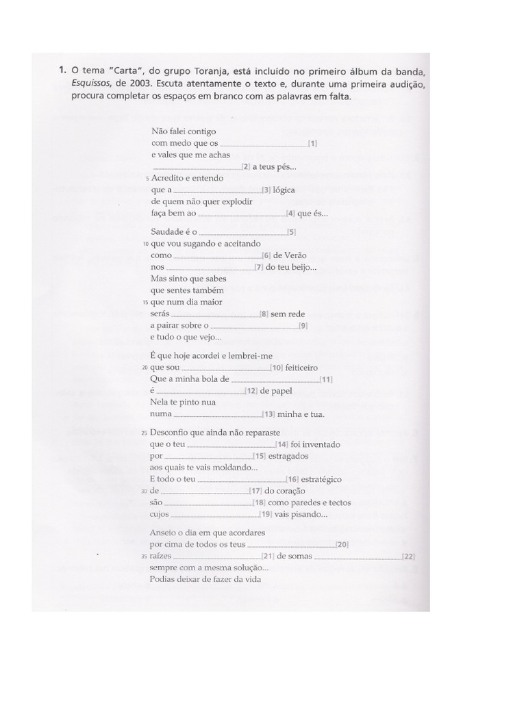 Carta - Toranja | PDF
