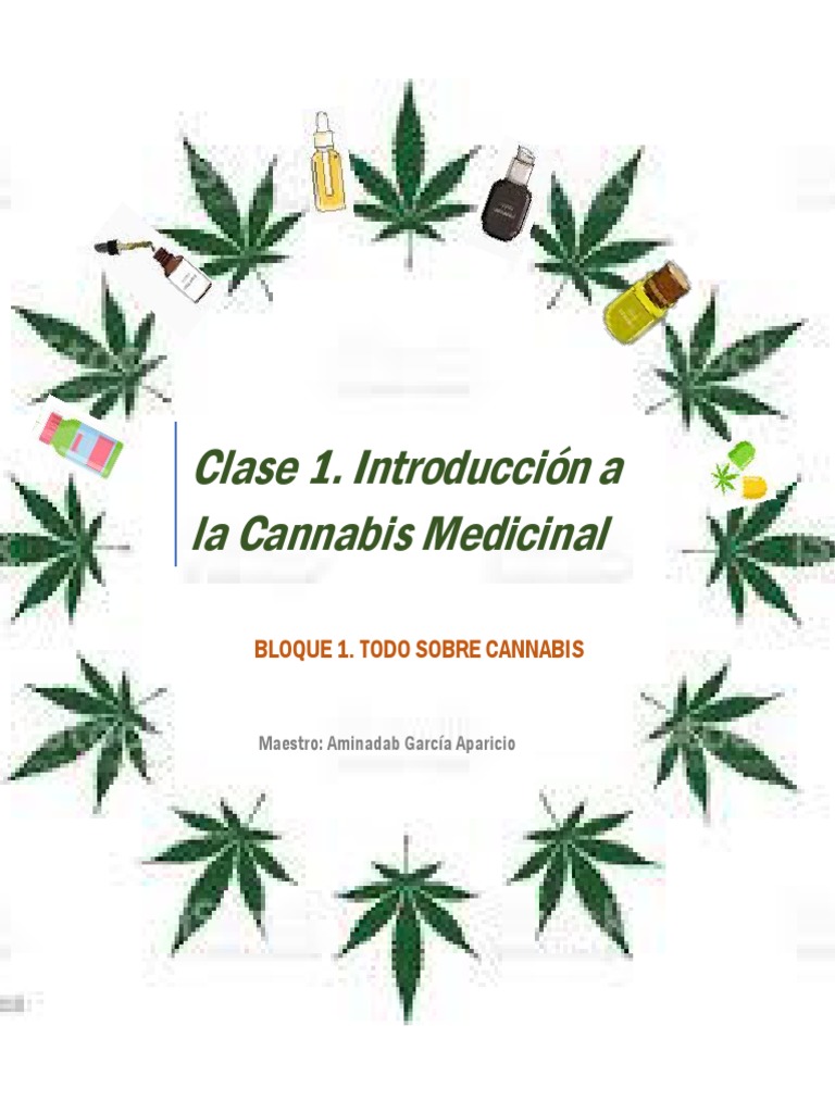Clase 1. Bloque 1 Todo Sobre Cannabis | PDF | Cannabis (Droga) | Tetrahidrocannabinol