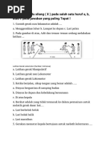 Soal Pjok KLS 2 | PDF