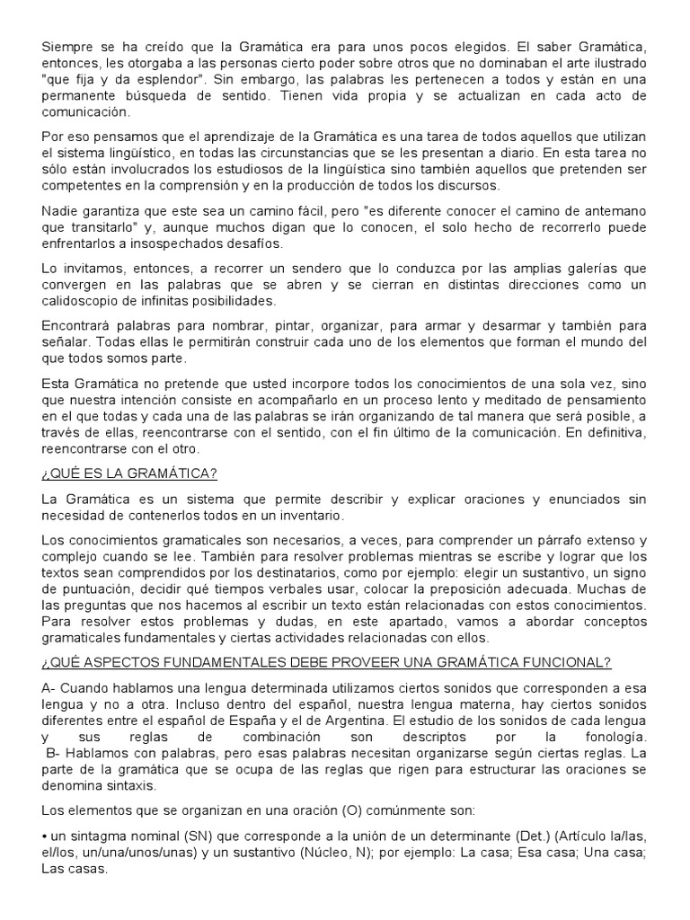 Gramática para Todos | PDF
