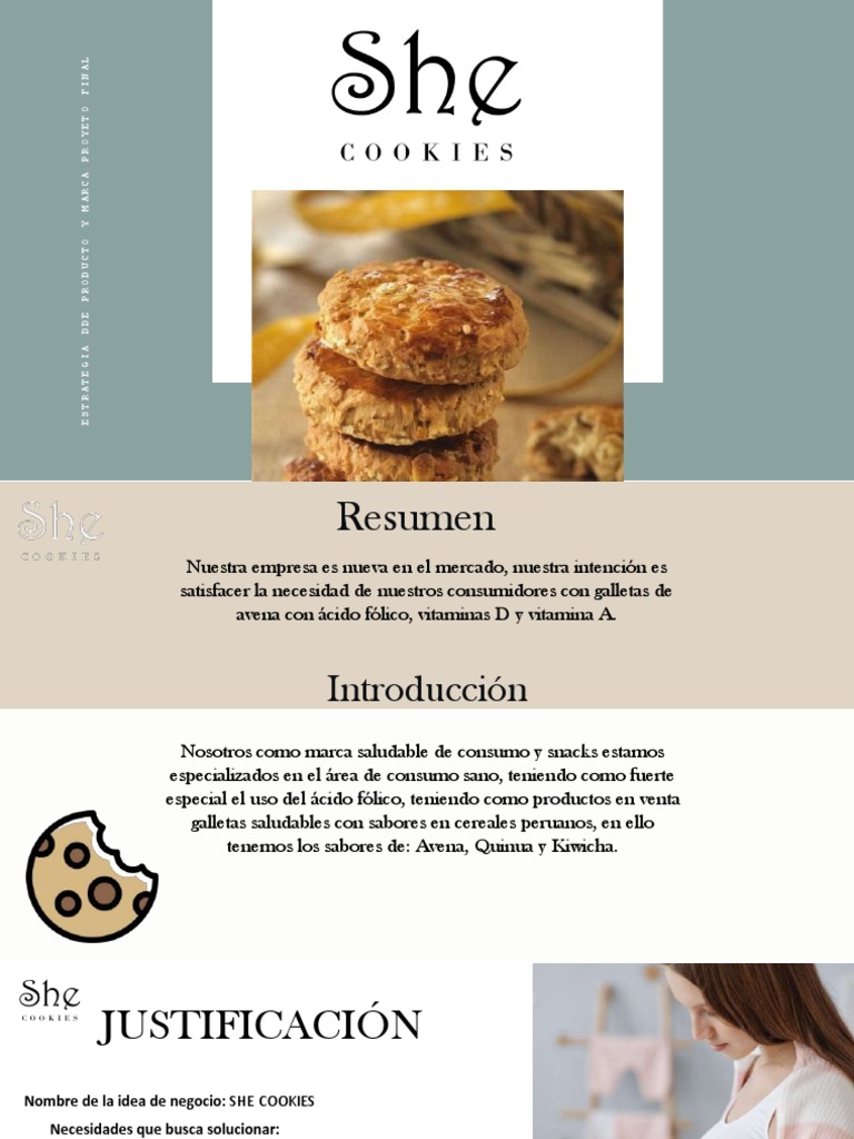 Estrategia de Marca para SHE Cookies | PDF | Mercado (economía) | El ...