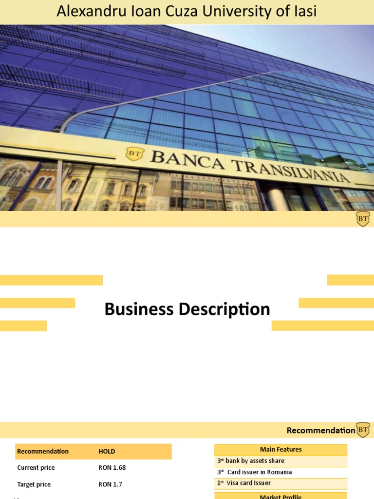 Banca Transilvania Presentation | PDF