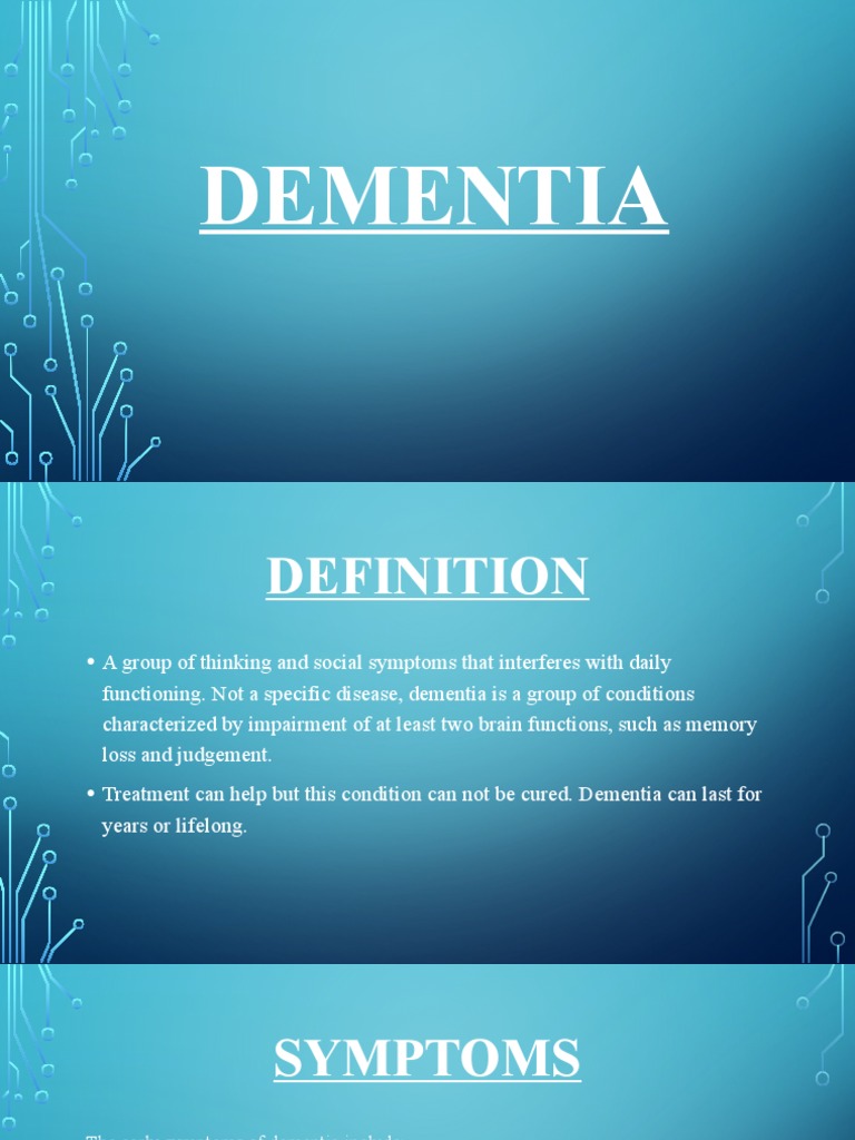 Dementia | PDF | Dementia | Alzheimer's Disease