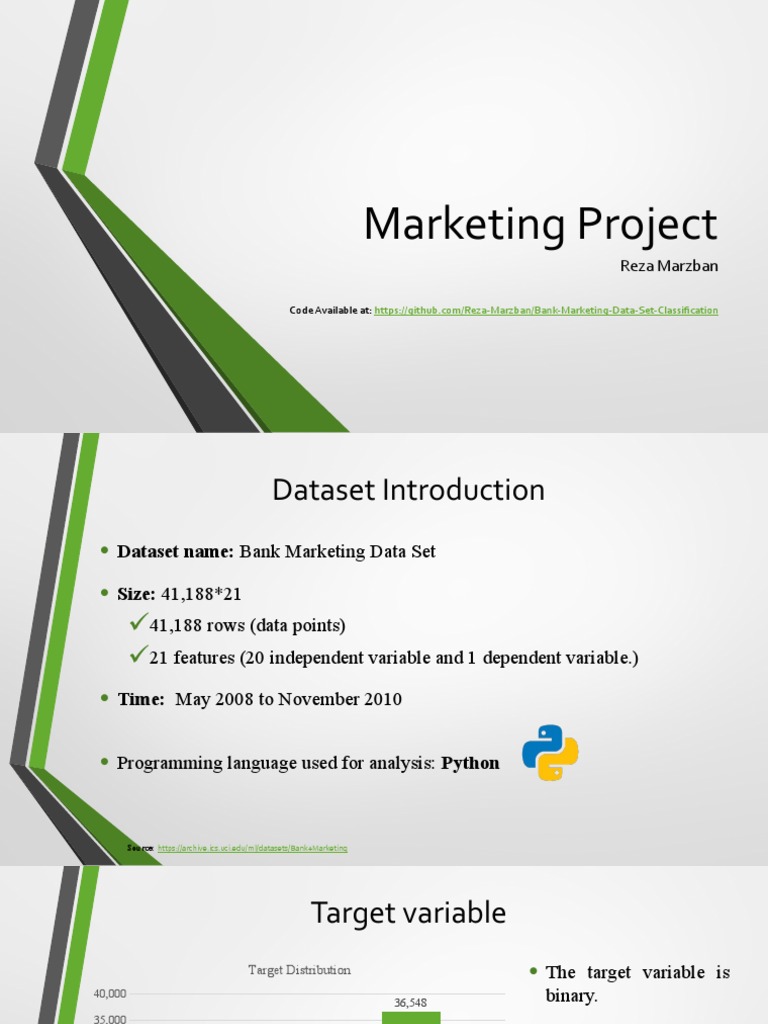 Data Science for Bank Marketing | PDF