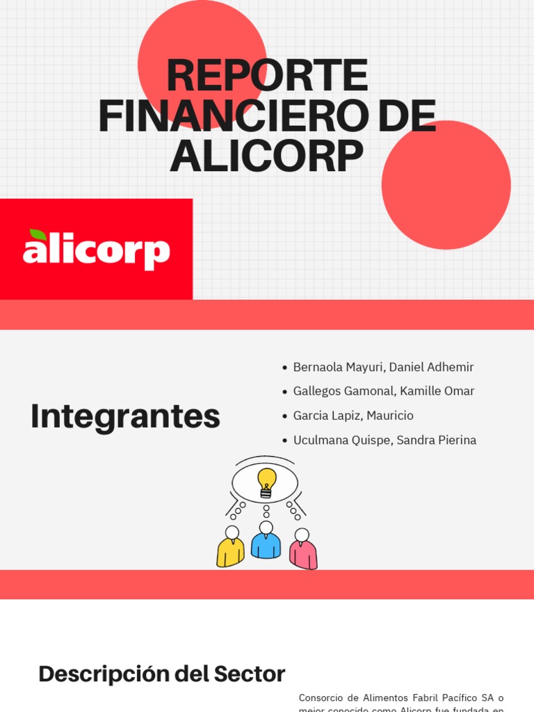 Reporte financiero Alicorp 2022 | PDF