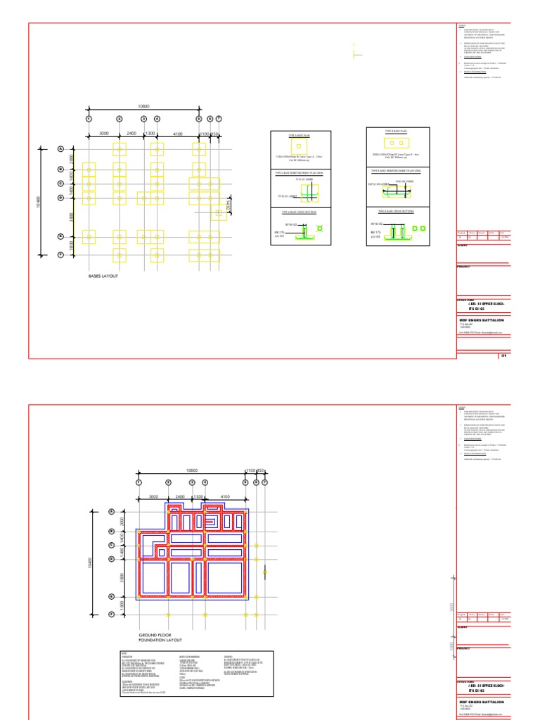 A55 STR Drawings Revision1 | PDF