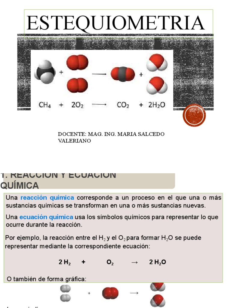 Ppts de Estequiometría LABORATORIO | PDF | Estequiometría | Sustancias ...