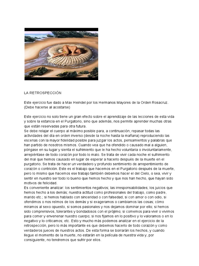 9 La Retrospeccion | PDF | Purgatorio | Dormir