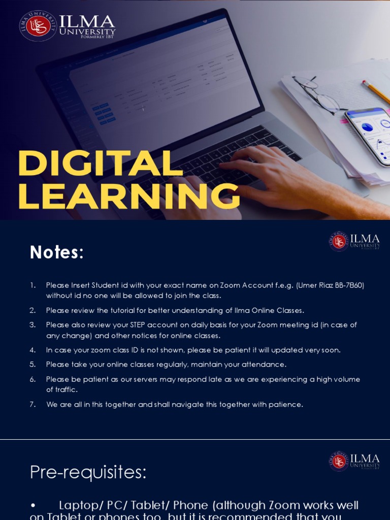 Zoom Class Guidelines and Setup Instructions | PDF | Computer ...