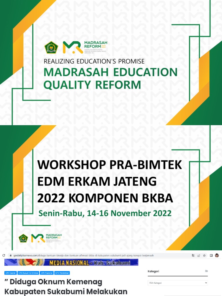 Edm - Erkam Dan Bkba - Jateng | PDF