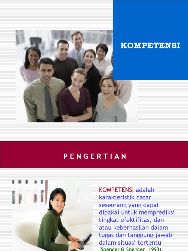 Konsep Dasar Kompetensi | PDF