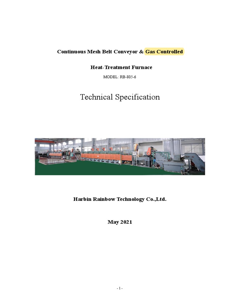 RB805-6 Electric Technical Specification | PDF