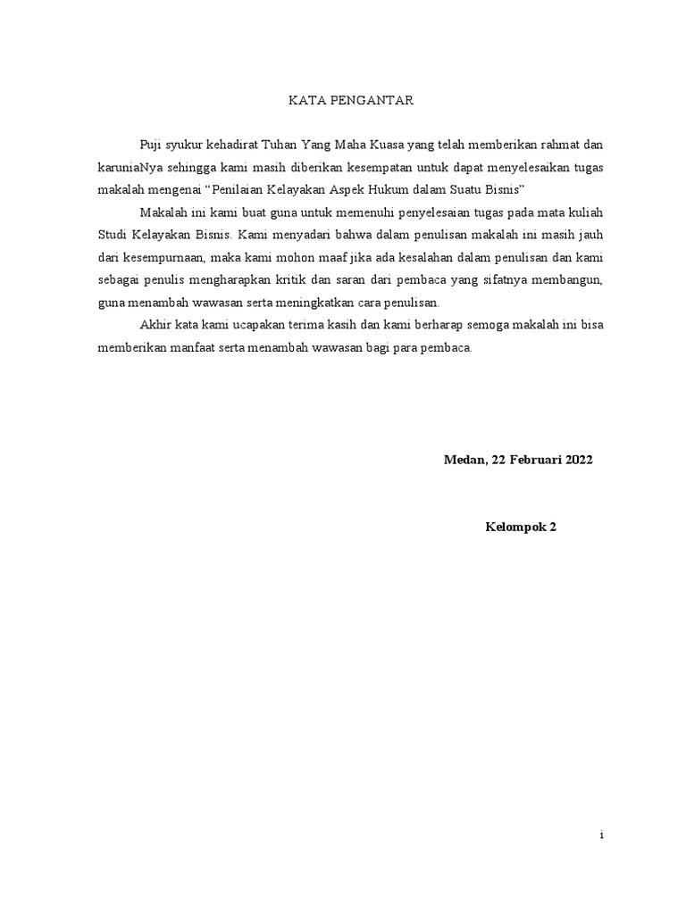 Aspek Hukum Dalam Suatu Bisnis Pdf 