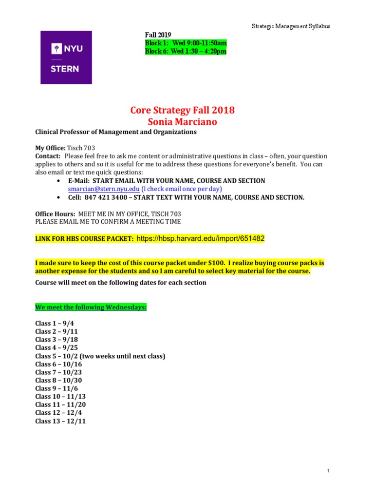 marcianoCOR1GB.2301.01 .06 Core Strategy Strategic Management | PDF ...