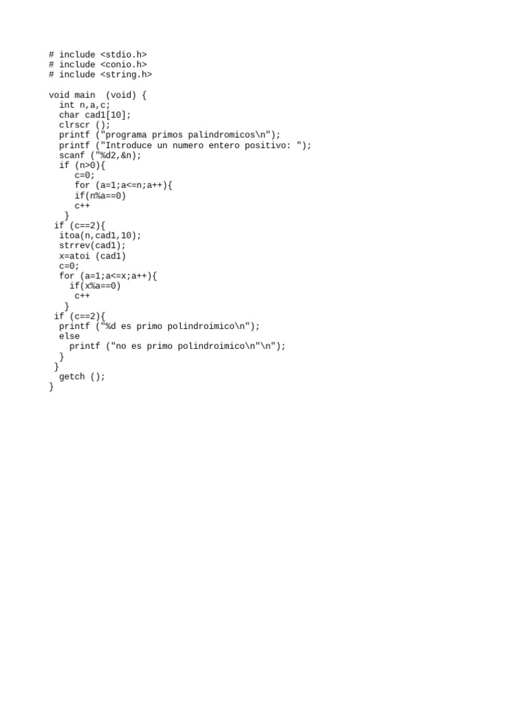 Polindroimico, CPP | PDF