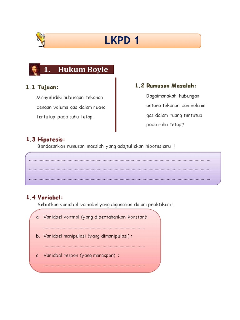 LKPD Boyle - Compressed | PDF | Metode & Bahan Ajar | Teknologi & Rekayasa