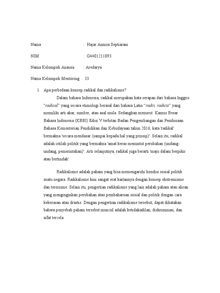 Essai Kritikal | PDF | Karier & Perkembangan