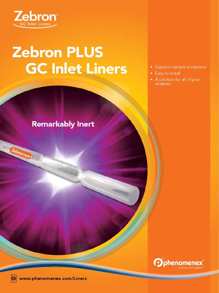 Zebron Plus GC Inlet Liner | PDF | Chromatography | Chemistry