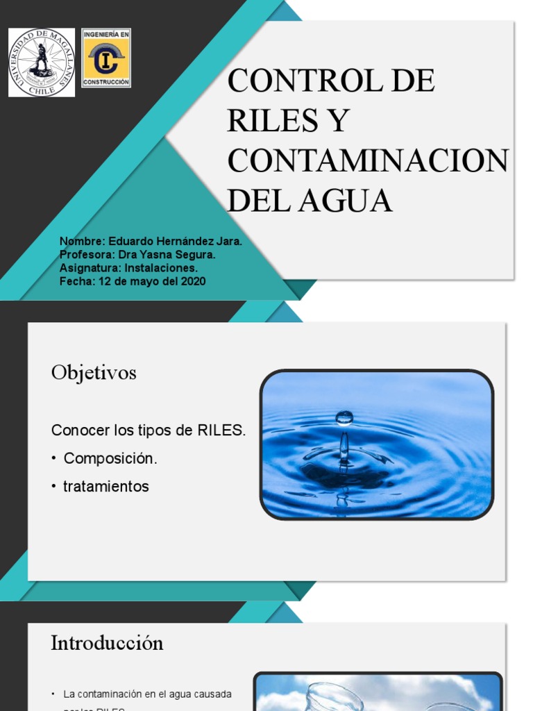 Control de Riles y Contaminacion en El Agua | PDF | Contaminación | Agua