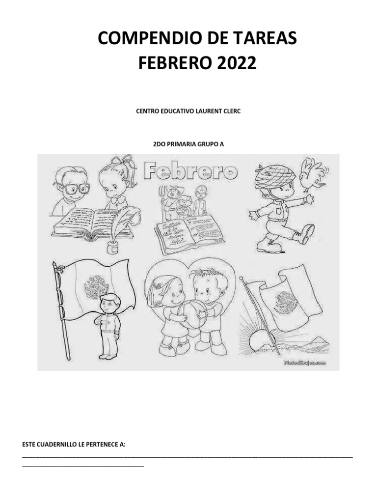 Compendio de Tareas Febrero 2022 | PDF