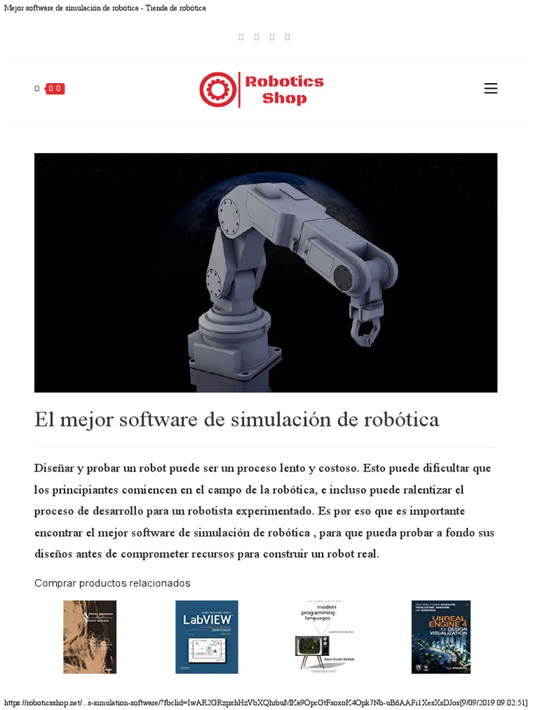 Mejor Software de Simulación de Robótica - Tienda de Robótica ...