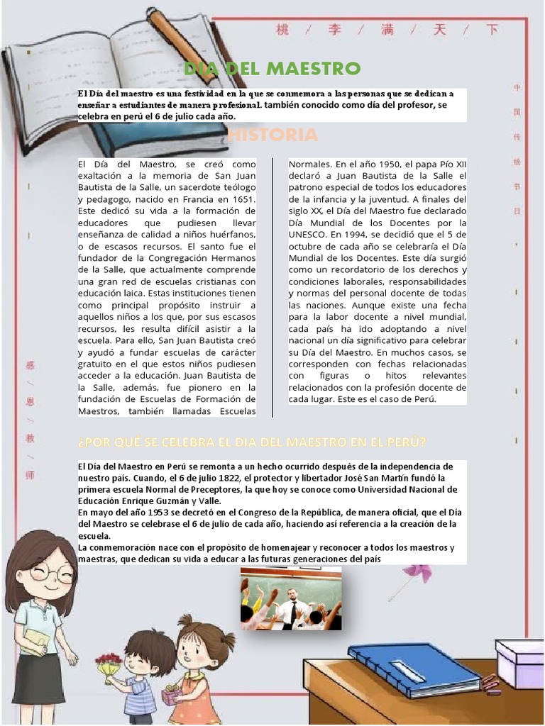 Dia Del Maestro | PDF