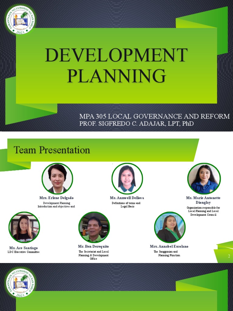 1 Edited Sir Ben Compiled PPT Dev Planning 2 | Download Free PDF | Balance Sheet | Local Government