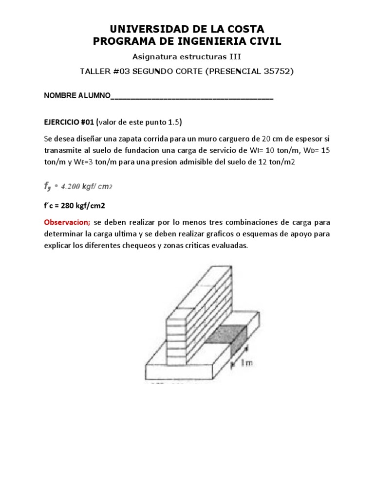 Taller #03 Practico Estructuras III - 2 CORTE - (Presencial 35752) | Descargar gratis PDF ...