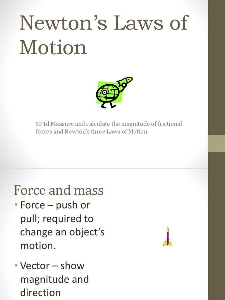 Newtons - Laws Grade 8 | Download Free PDF | Force | Inertia