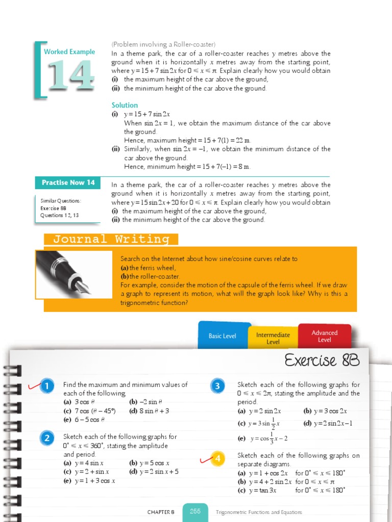 Trig Function (Tranformation Exercise) | PDF | Trigonometric Functions ...