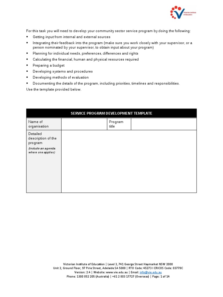 Community Program Development Guide | PDF | Business