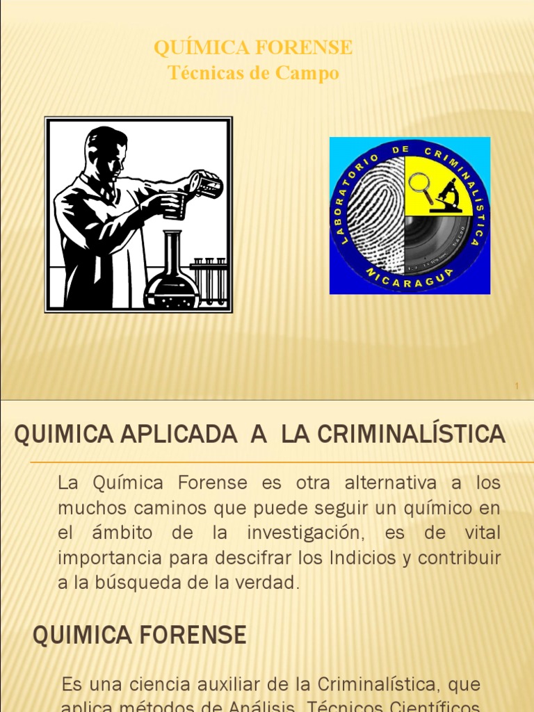 Quimica Forense | PDF | Ciencia y matemáticas