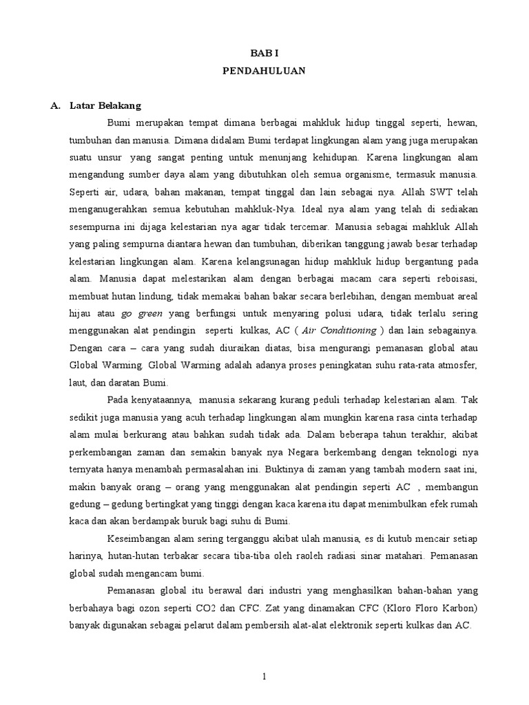 Dampak Penggunaan CFC pada Ozon | PDF