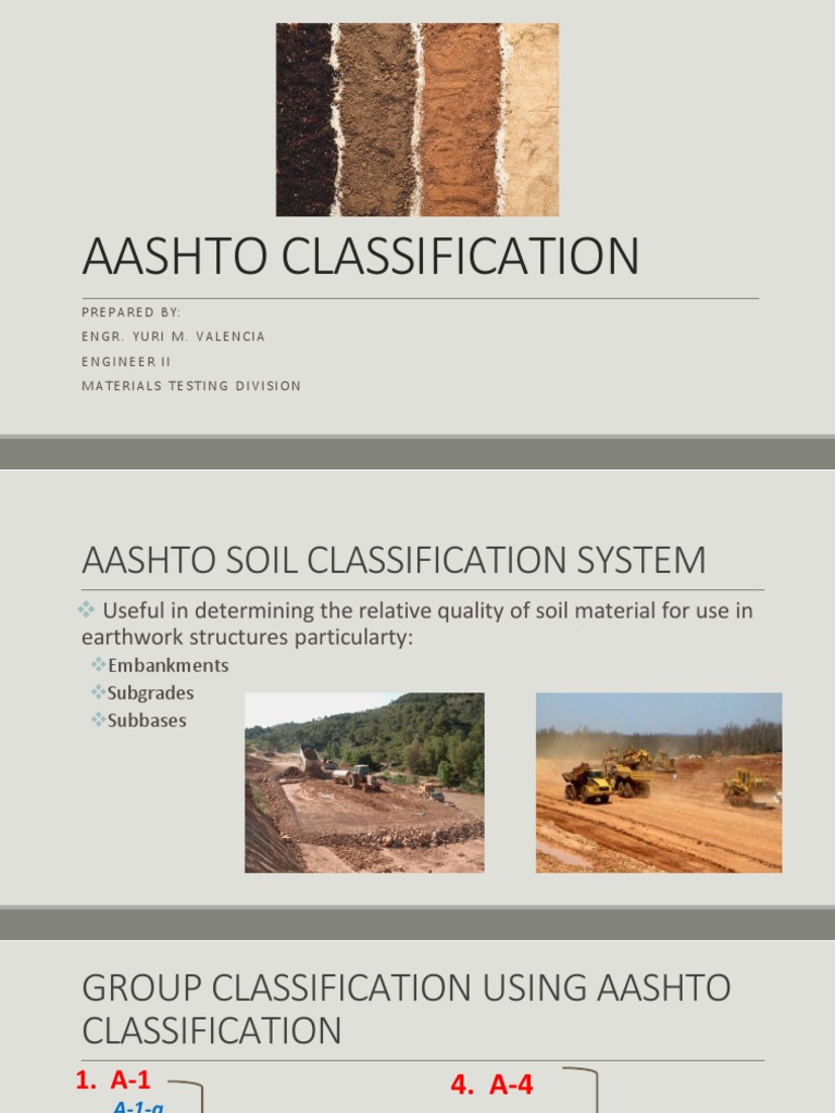 AASHTO Classification | PDF