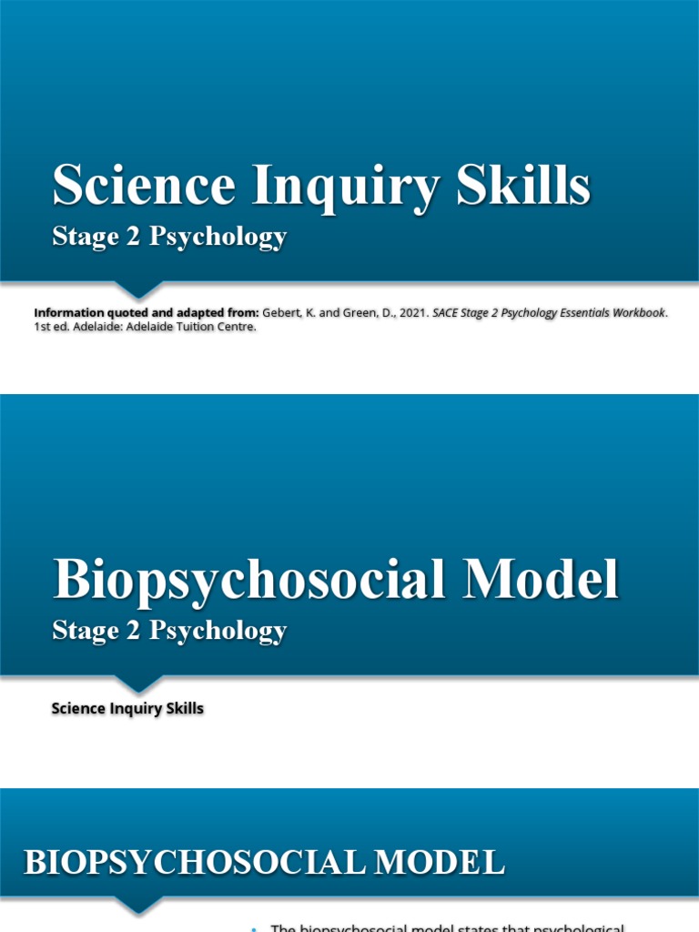 Science Inquiry Skills | PDF