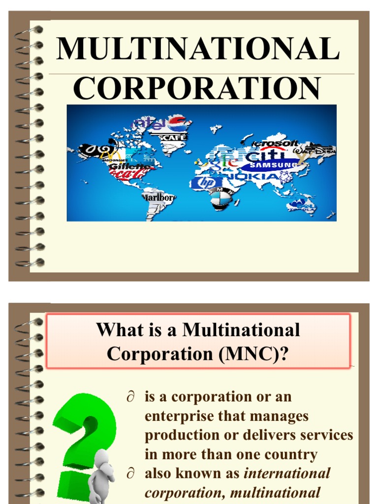 Role of Multinational Corporations | PDF